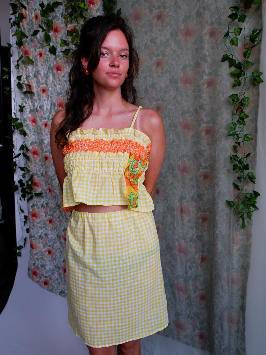 Yellow Gingham Play Set – Luce Threads